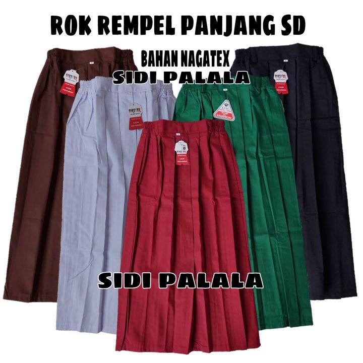 ROK PANJANG REMPEL SEKOLAH SD/MI KELAS 1-6 ROK SERAGAM SEKOLAH SD | Lazada Indonesia