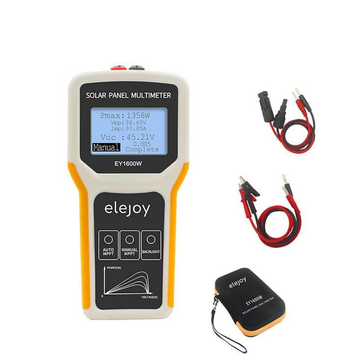 1600W/400W Solar Panel Tester MPPT Photovoltaic Panel Multimeter ...