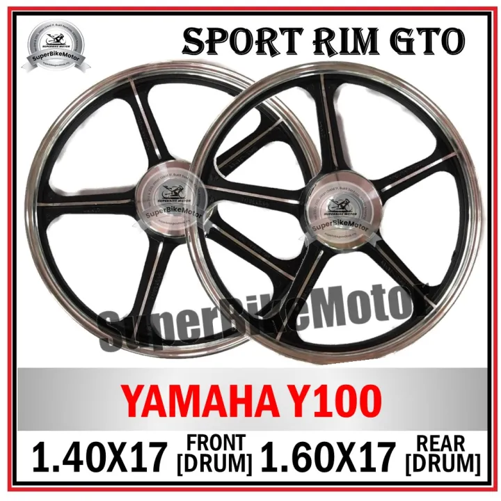 YAMAHA Y100 / Y110 - 5L GTO Sport Rim (With Bearing and Bush) 1.40X17 ...