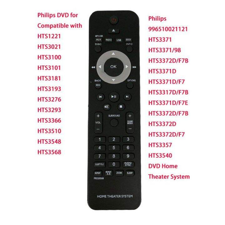 Philips Home Theater System TV Remote Control for HTS8100 hts8140 ...