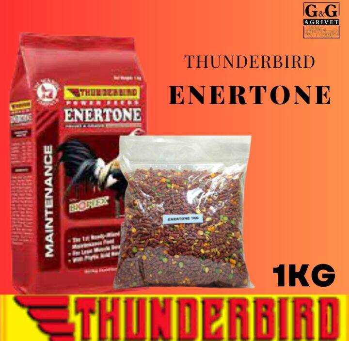 [G&G] 1KG THUNDERBIRD ENERTONE MAINTENANCE PELLET AND GRAINS WITH PLEX ...