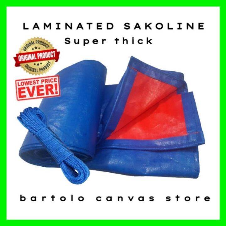 【🥇2023】 6ft x 8ft SUPER LAMINATED SACKOLIN TRAPAL LONA TARPAULIN FREE ...