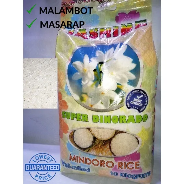 Super Mindoro Jasmine White Rice Whole Grain 10kg (Cash On Deliver ...