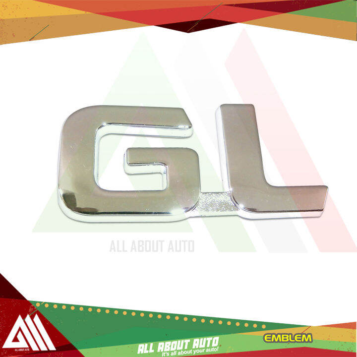 GL Rear Trunk Emblem Badge for Toyota Hiace (Chrome) | Lazada PH