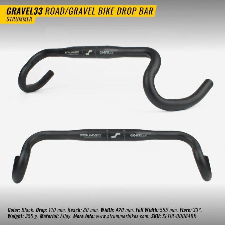 DROPBAR HANDLEBAR GRAVEL STRUMMER FLARE | Lazada Indonesia