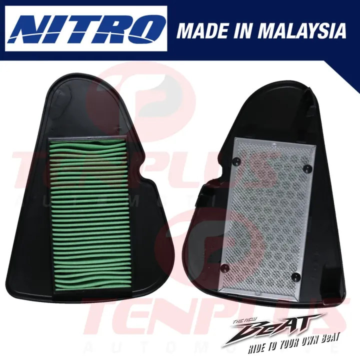 NITRO Air Filter Element Honda Beat Fi And Zoomer-X | Lazada PH