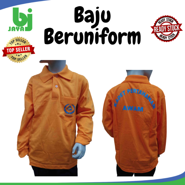Baju Tshirt Beruniform Kadet Pertahanan Awam | Lazada
