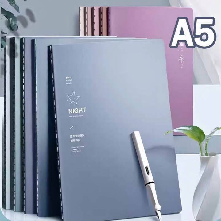 38 Sheets/1 Pcs Simple Macaron Color Notebook A5 Car Line Notebook ...