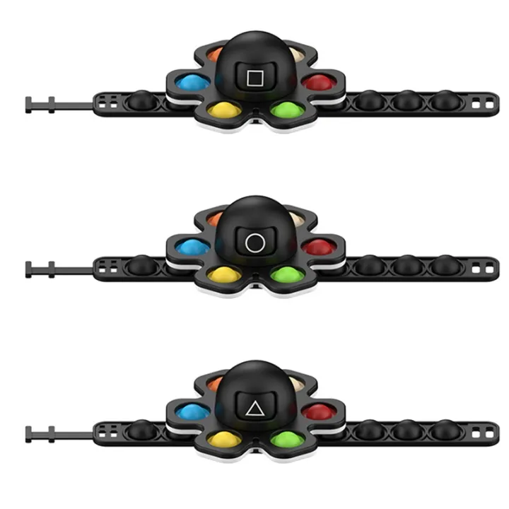 Squid Game Flip Octopus Change Faces Fidget Spinner Toys Push Simple ...