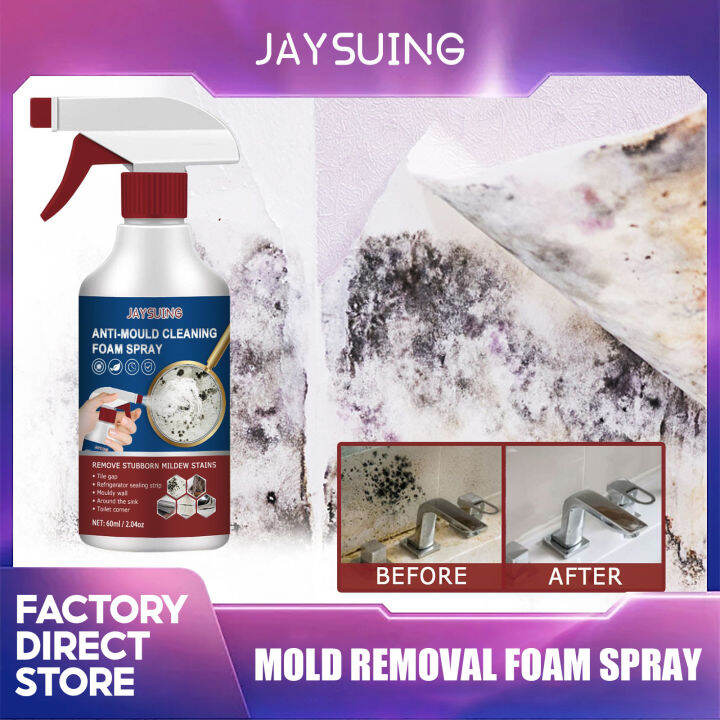 Jaysuing Household Mold Remover Spray Mildew Cleaning Agent Furniture Tile Removal Floor Wall ...