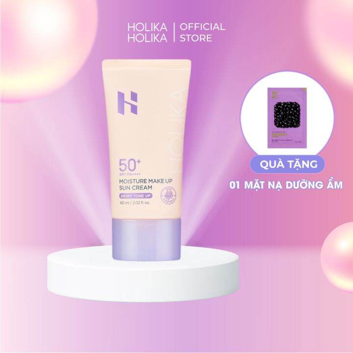 Kem Chống Nắng Hàn Quốc Holika Holika Make Up Sun Cream SPF50+ PA+++ Dưỡng Ẩm Làm Sáng Bảo Vệ Da ...