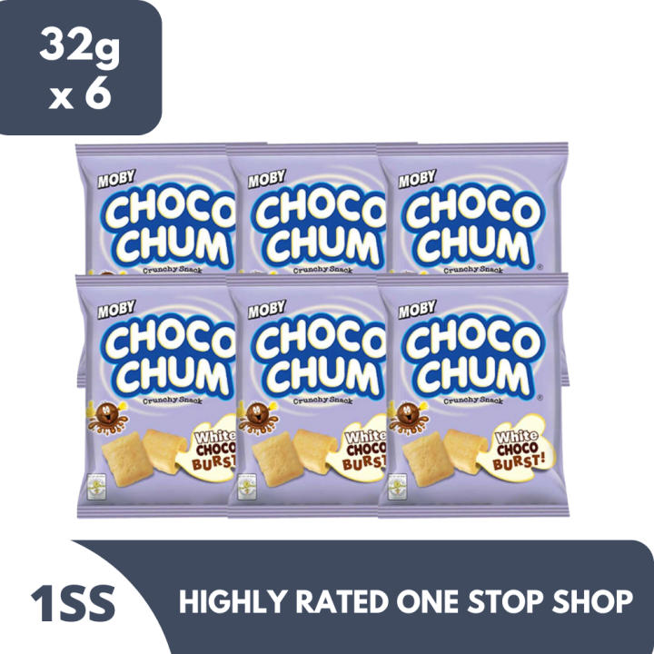 Moby Choco Chum White Choco Burst 32g x 6 | Lazada PH