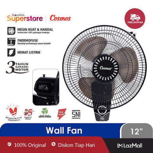 Cosmos Kipas Angin Wall Fan 12" - 12-DWF | 12DWF | Lazada Indonesia