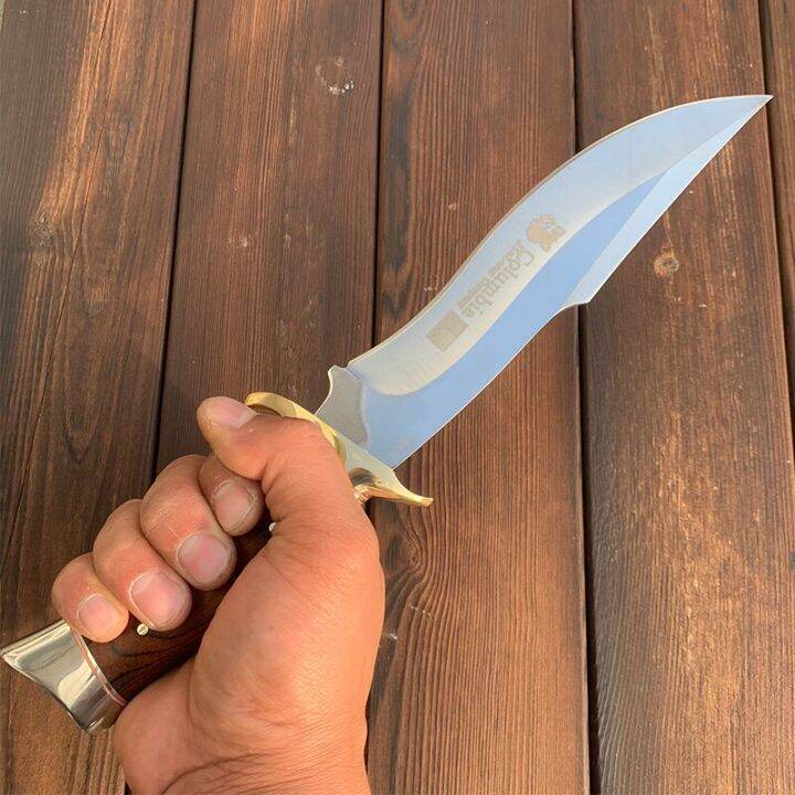 Outdoor knife self-defense military knife cold weapon wilderness ...