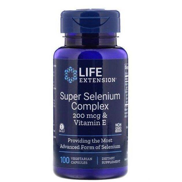 Life Extension, Super Selenium Complex & Vitamin E, 200 mcg, 100 Vegetarian Capsules | Lazada PH