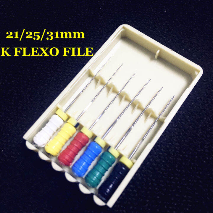 10 Packs Dental K FLEXILE Files 212531mm K flex file Endodontic Root C ...