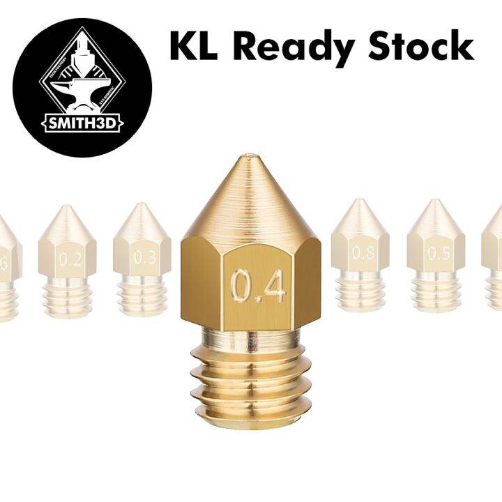 Replacement Nozzles 0.4mm for Creality Ender 3 / Ender 5 / CR-10 3D ...