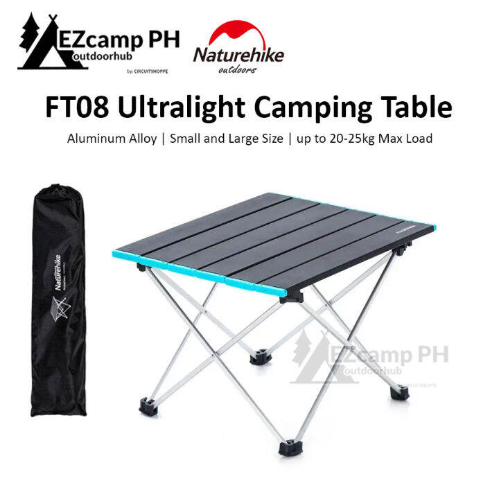 Naturehike FT08 Portable Folding Outdoor Camping Table Aluminum Mini ...