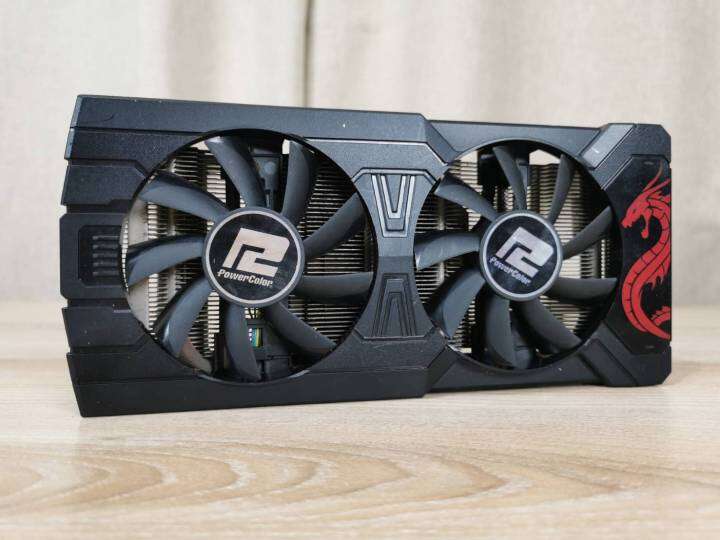 ชุดพัดลมการ์ดจอ (GPU COOLER) POWERCOLOR RED DRAGON RX470 RX570 GAMING ...