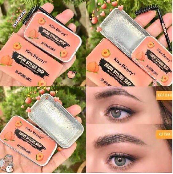 Kiss beauty Eyebrow 3D Styling Soap / Eyebrow Wax / Pomade Alis ...