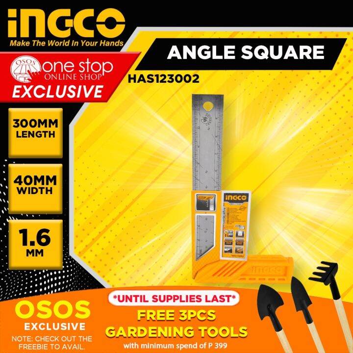 Ingco HAS123002 12" Angle Square •OSOSSHOPPING• | Lazada PH