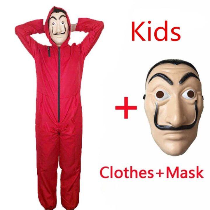 Salvador Dali Money Heist The House of Paper Cosplay Halloween Costumes ...