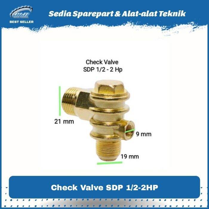 Ceck Valve One Way Kompresor Angin 1/2-2HP | Lazada Indonesia