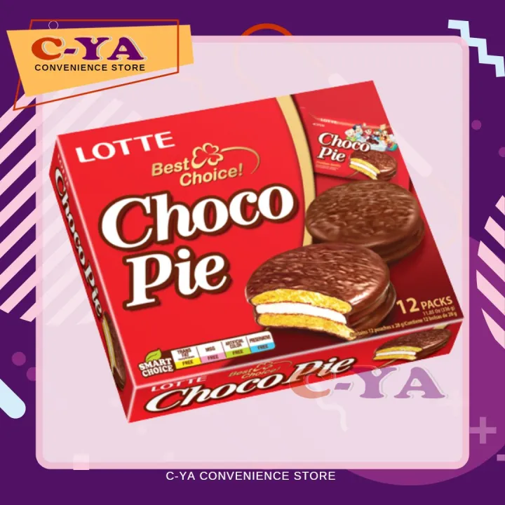[LOTTE] CHOCO PIE BOX (28gx12pcs) 336g | Lazada PH