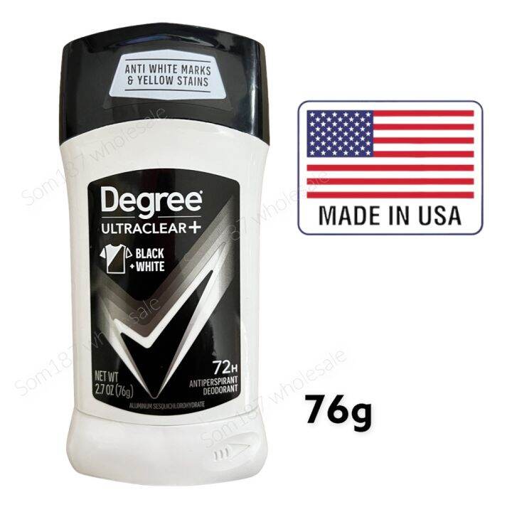 Degree Men UltraClear Black+White Antiperspirant Deodorant Stick 76gโรล ...