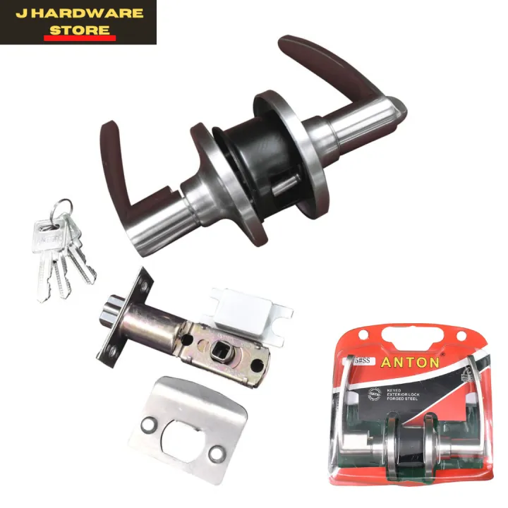 Anton Passage Door Lock lever with key | Lazada PH