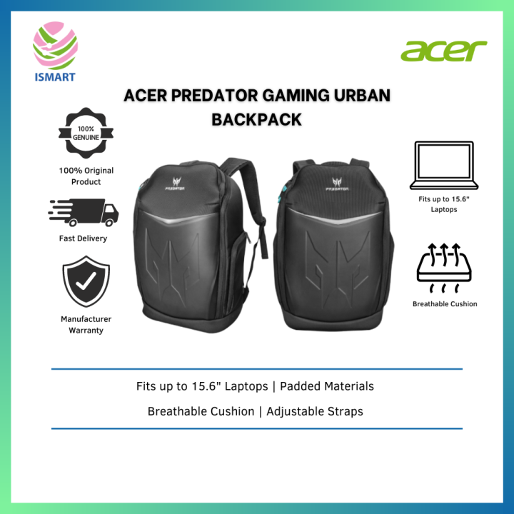 Acer Laptop Backpack 15.6" LZ.BAGCL.B04 Predator Gaming Urban | Lazada