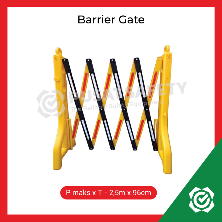 Board Barrier Plastic Expandable Pagar Lipat Plastik Road Safety ...