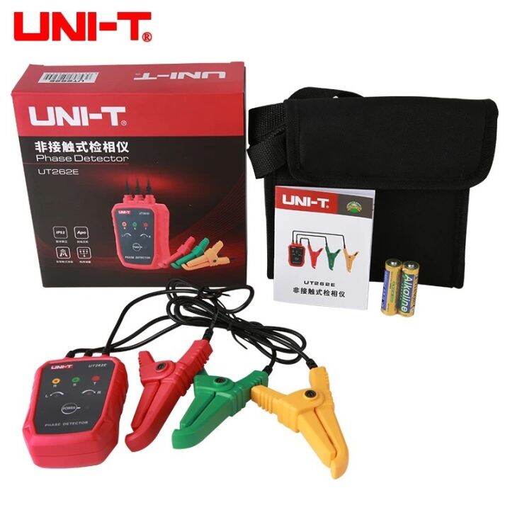 UNI-T UT262E เครื่องตรวจจับเฟส วัดลำดับเฟส การตรวจหาเฟสที่ขาดหายไป ...