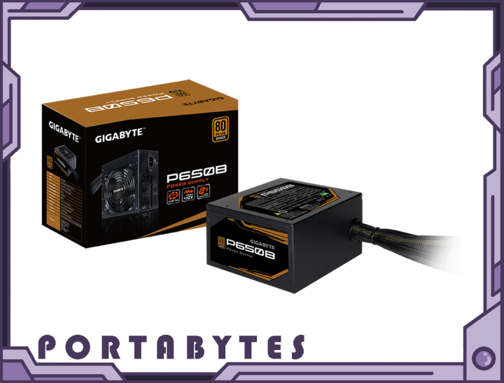 GIGABYTE P650B GP-P650B 650W Intel Form Factor ATX 12V v2.31 80 PLUS ...