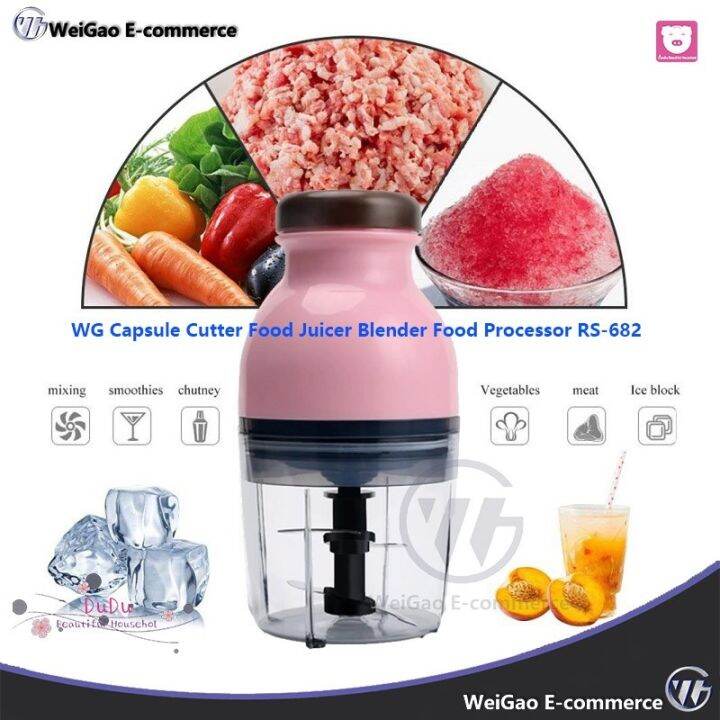 WG Capsule Cutter Food Juicer Blender Food Processor RS-682 | Lazada PH