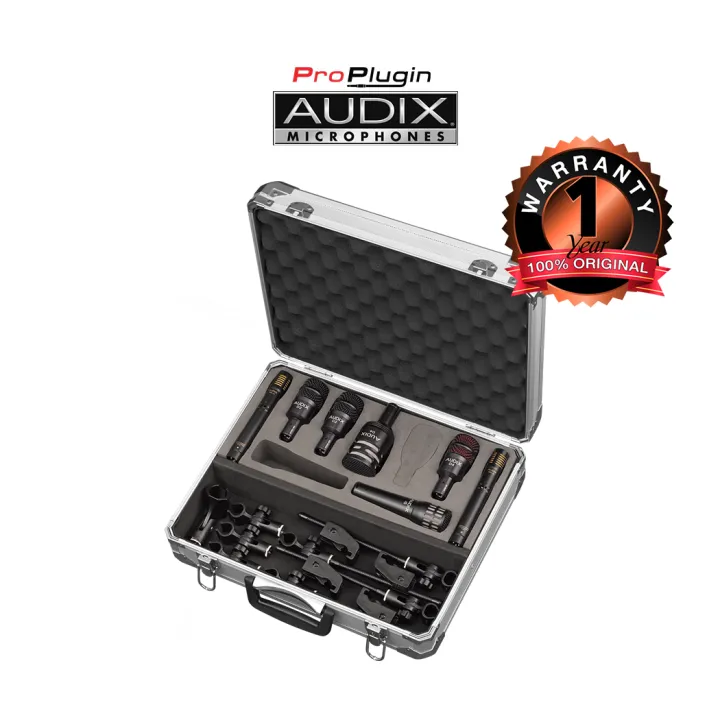 AUDIX DP7 แพ็คเกจชุดไมโครโฟนสำหรับจ่อกลองแบบ 7 ชิ้น (ProPlugin) | Lazada.co.th