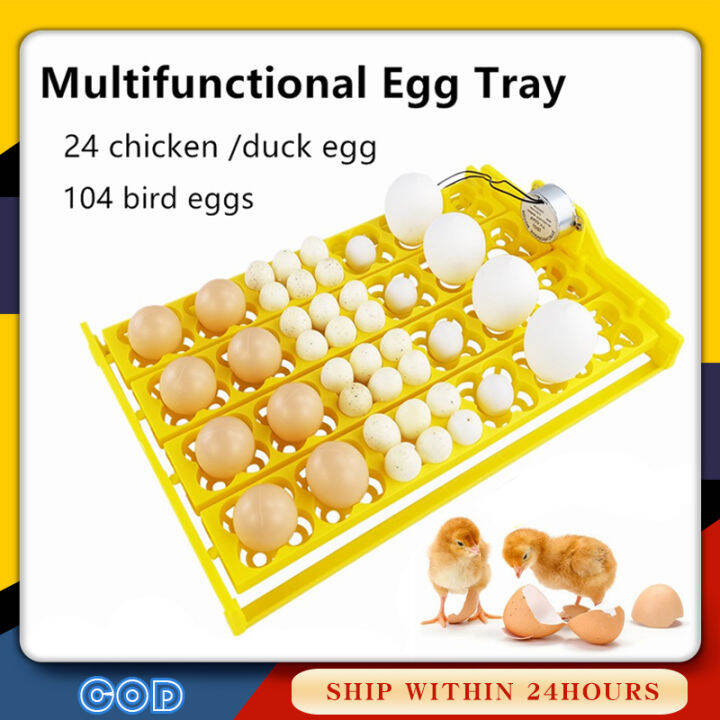 24/32 Egg Incubator Turn Tray Multifunction Incubation Equipment Farm ...
