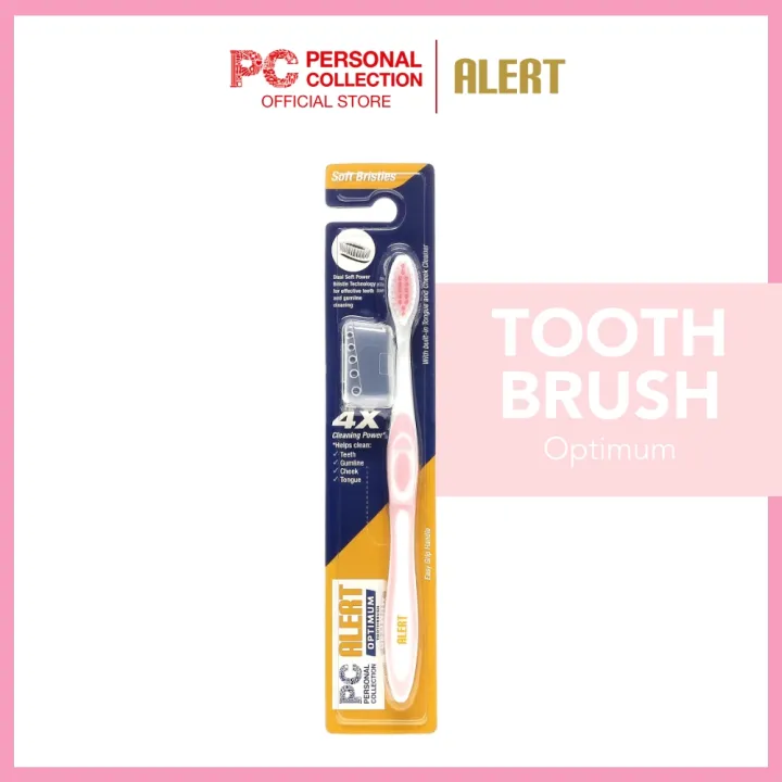 Alert Optimum Toothbrush Pink Personal Collection | Lazada PH