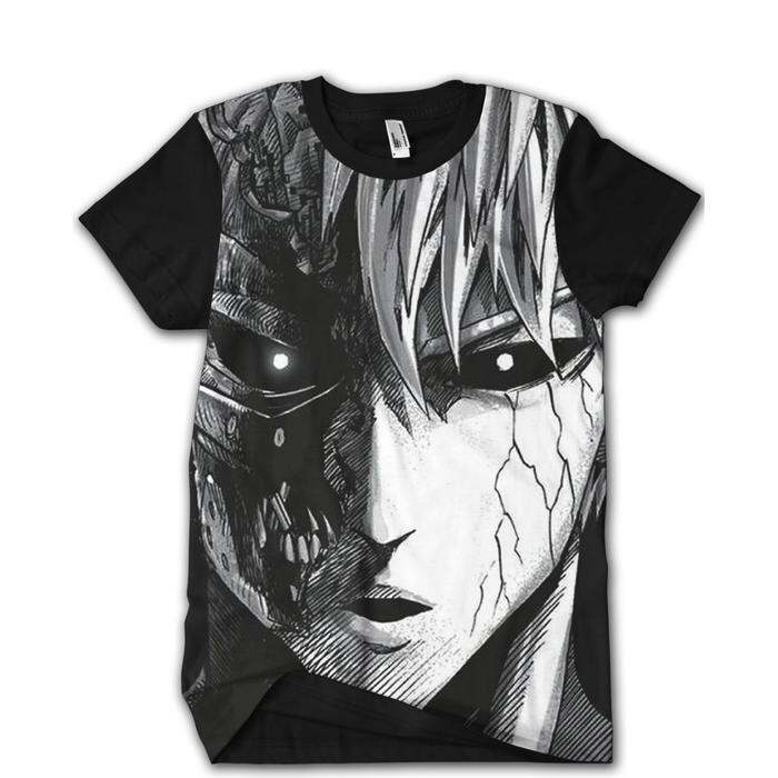 PROMO Kaos 3D Anime Genos Face Cyborg OPM | Lazada Indonesia