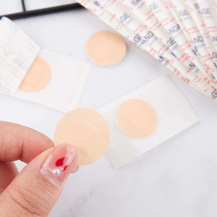 {Teetlv} 50Pcs Round First Aid Waterproof Healing Wounds Adhesive ...