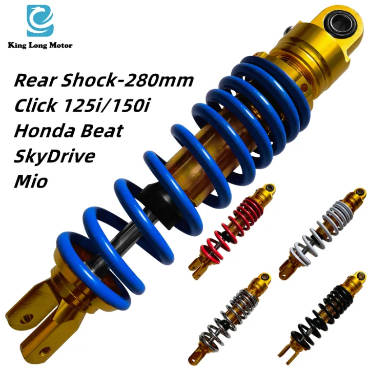 Motorcycle 280mm Rear Shock For Honda Click 125i 150i V1 V2 V3 Beat ...