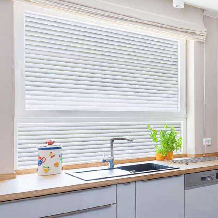 Blinds for window Film Frosted Privacy PVC Window Stickers Non-Adhesive ...