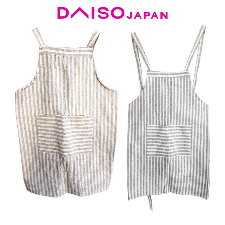 Daiso Cross Tie Striped Apron | Lazada PH