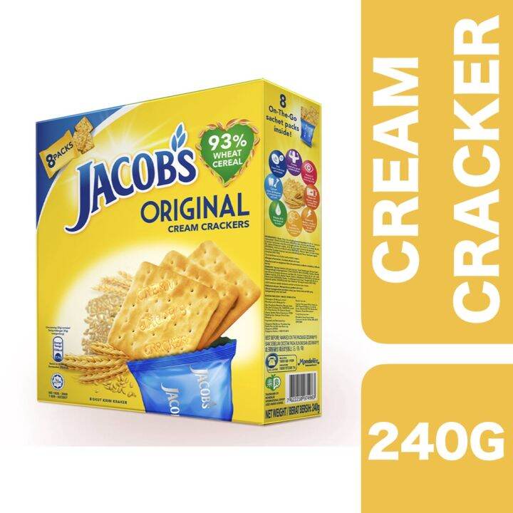 🔷New arrival🔷 Jacobs Cream Cracker 240g++ จาคอป ครีม แครกเกอร์ 240 กรัม 🔷 | Lazada.co.th