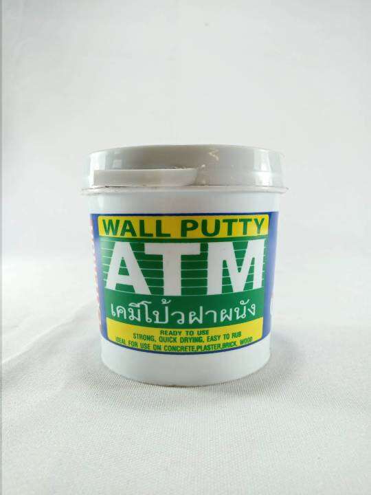 เคมีโป้วฝาผนังATM wall puttyใช้ได้ทันทีโดยไม่ต้องผสมน้ำโป้วลงตามรอยแตก ...