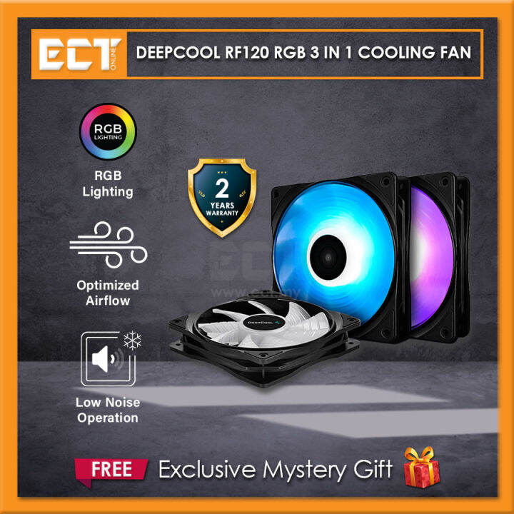 Deepcool RF120 RGB 3 in 1 Cooling Fan | Lazada