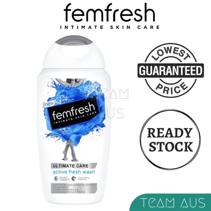 Femfresh Ultimate Care Active Wash (250ml) 英国🇬🇧Femfresh私密处护理液清新活力百合加强版 ...