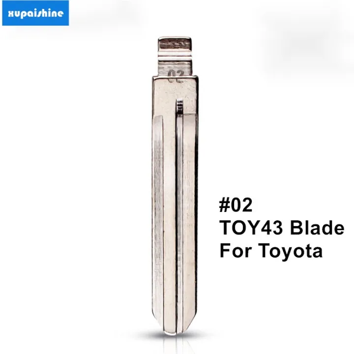 Xps】 TOY43 Blank Flip Key Blade 02 # สำหรับ Toyota Fortuner Innova ...