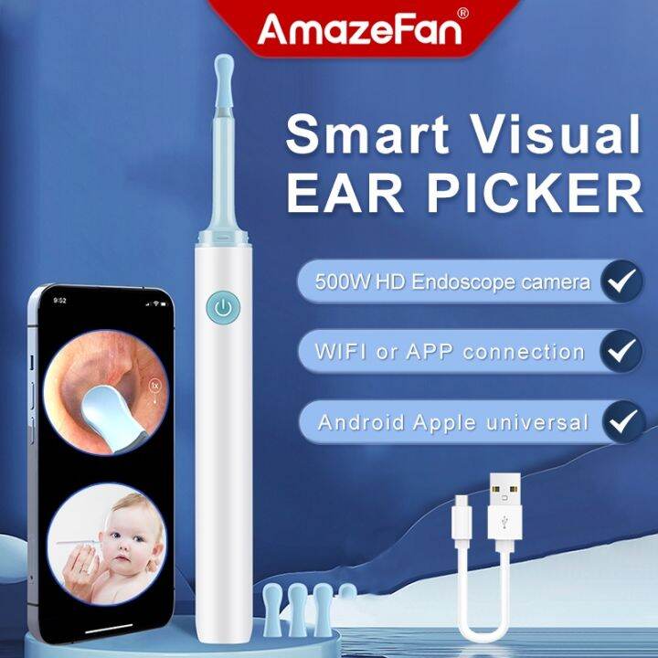 Ear Camera Endoscope Ear Endoscope Visual Ear Ear Pick Cleaner With ...