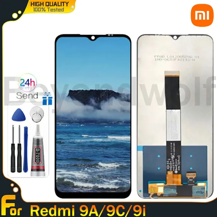 Beyondwolf Original 6.53 Inch For Redmi 9A 9C 9i LCD Touch Screen Digitizer Assembly For Redmi ...